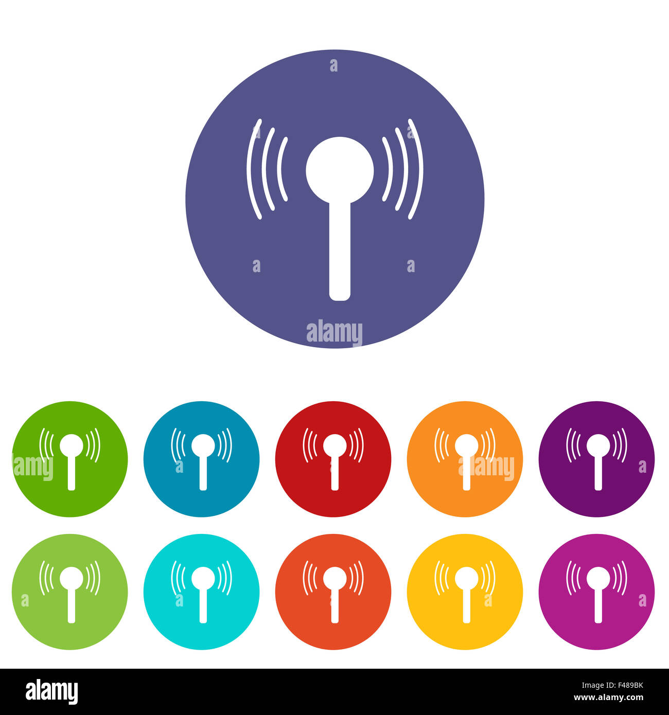 Connection flat icon Stock Photo - Alamy