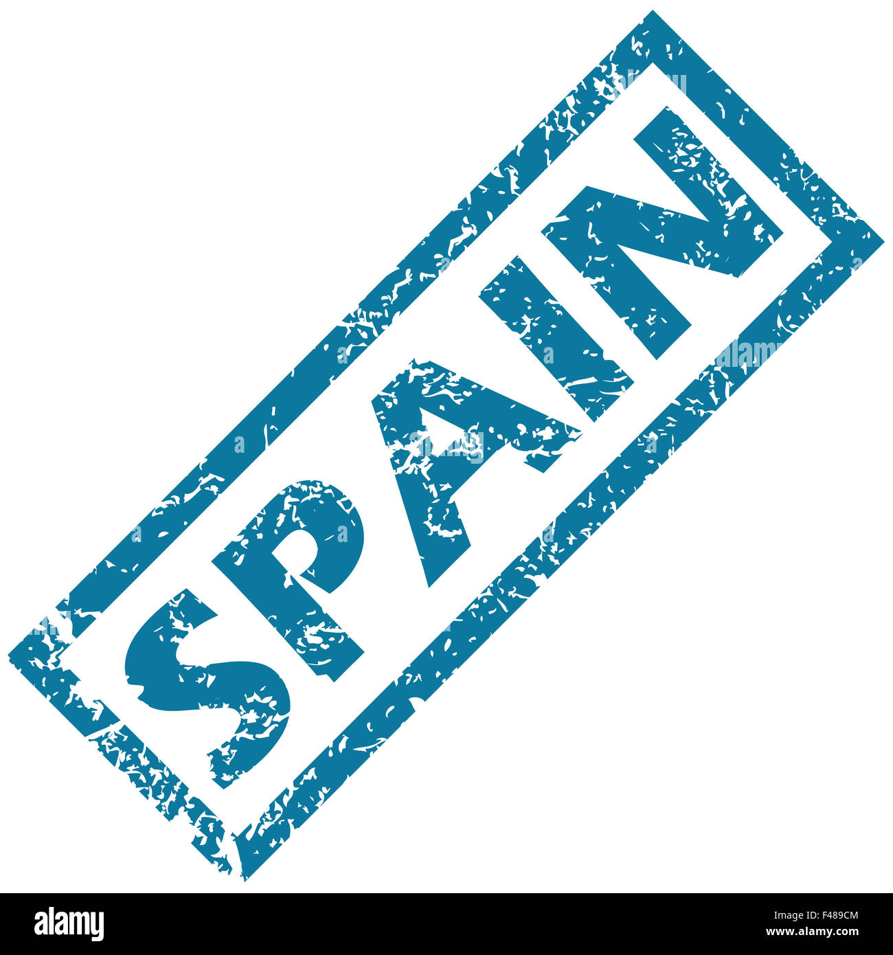 Spain rubber stamp Stock Photo - Alamy