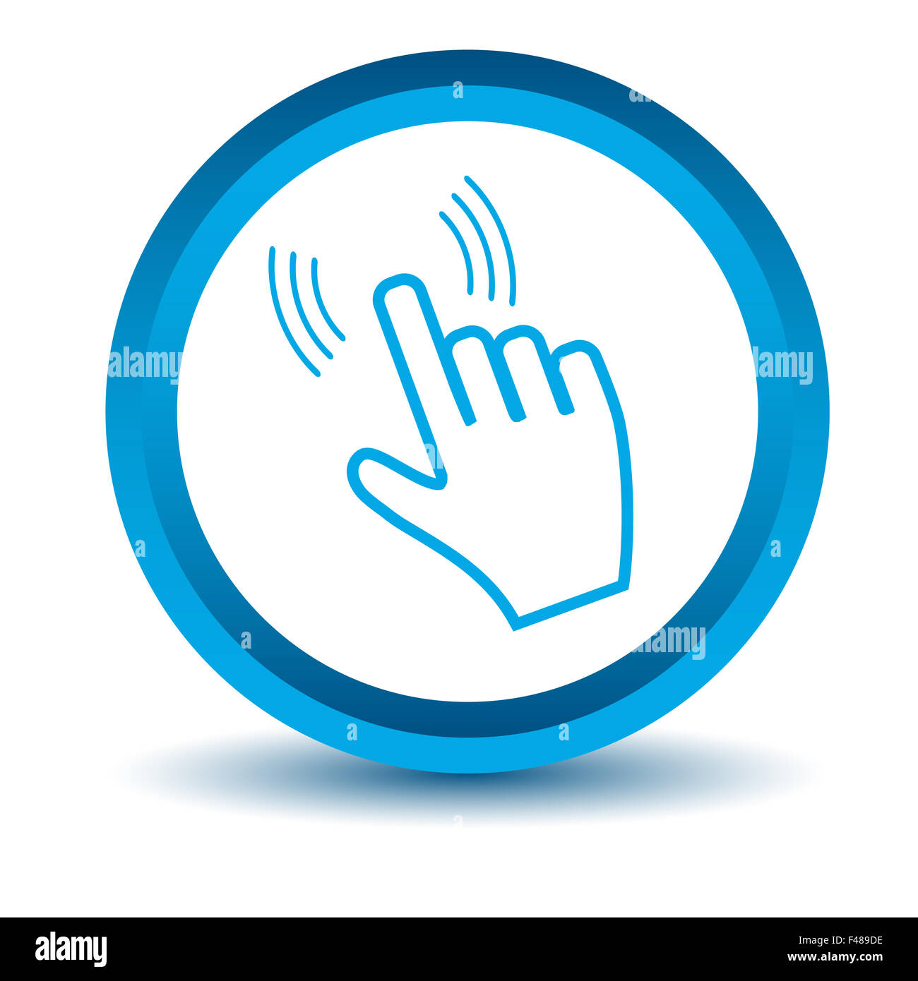 Click hand icon Stock Photo - Alamy