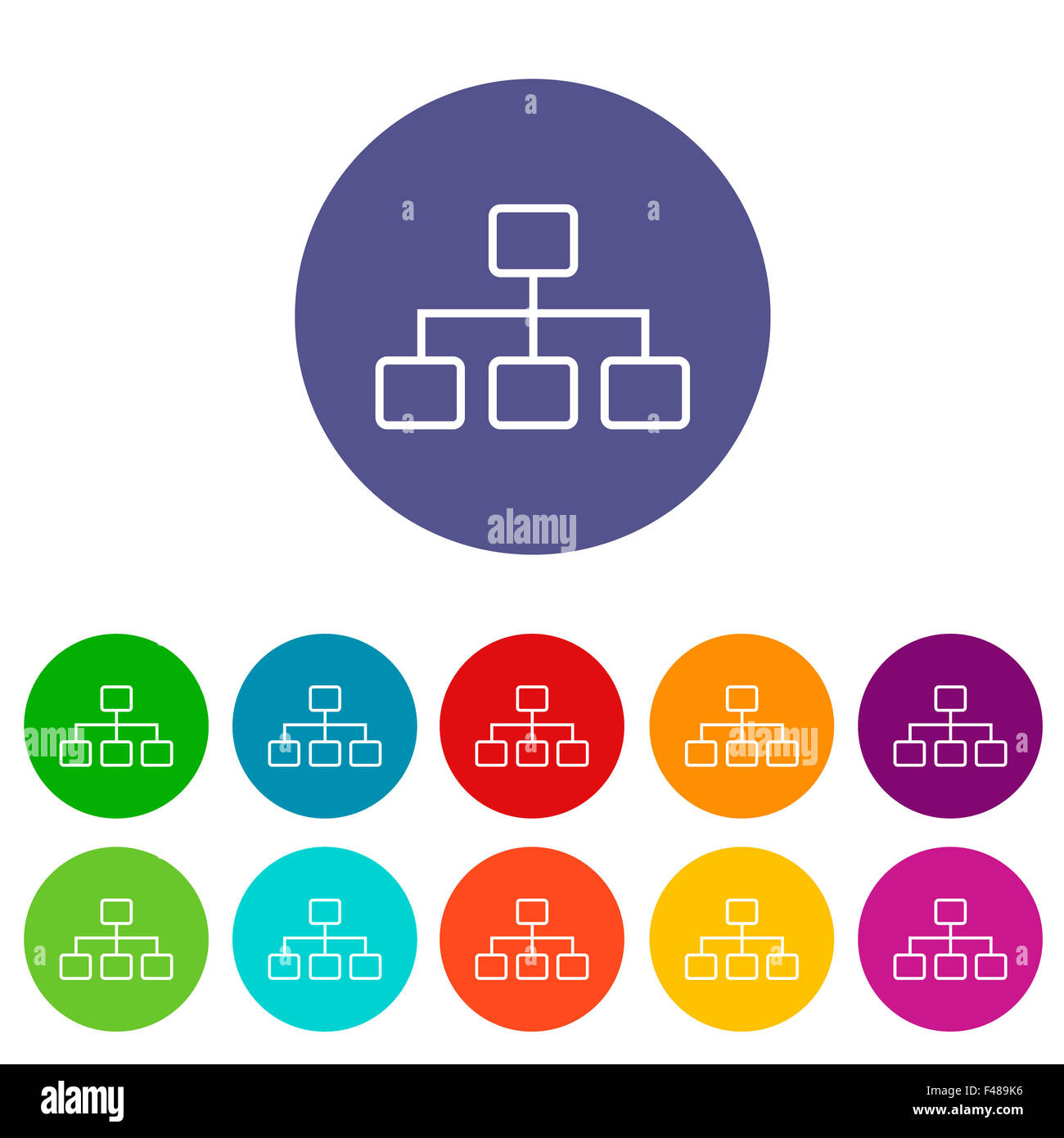 Structure flat icon Stock Photo - Alamy