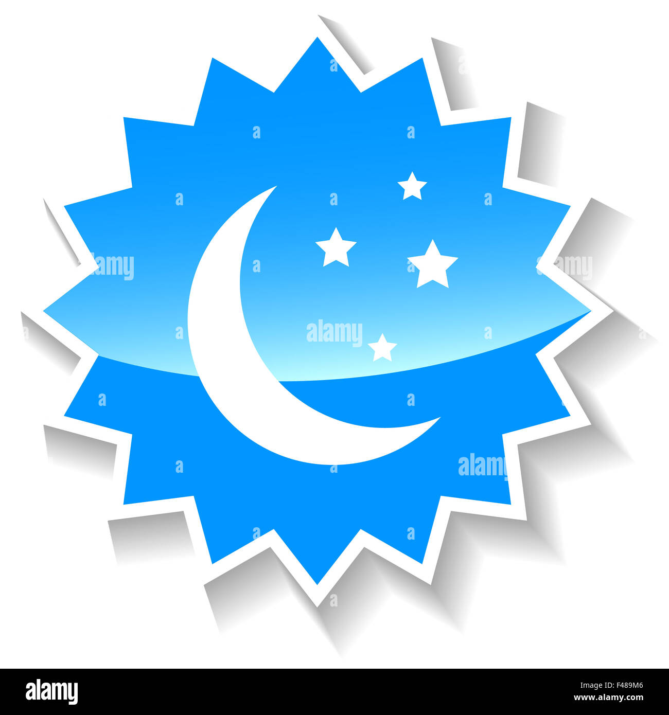 Blue moon logo hi-res stock photography and images - Alamy