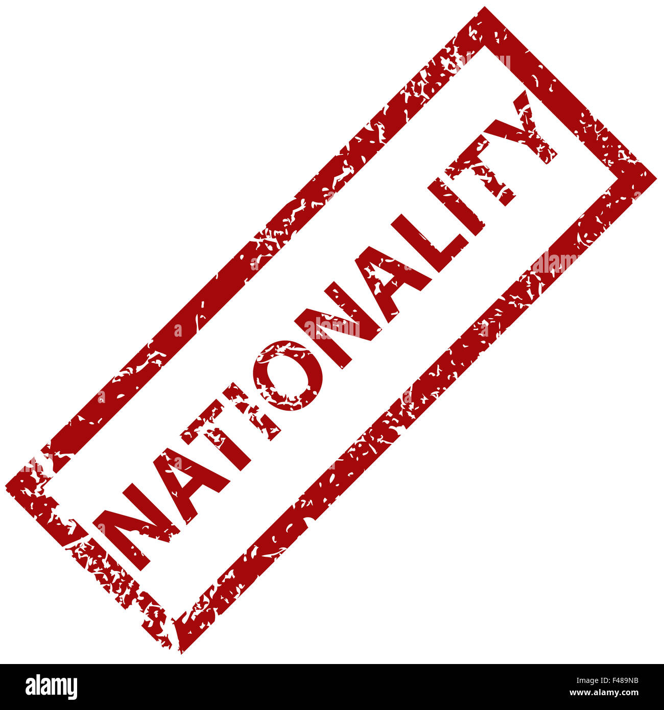 Nationality rubber stamp Stock Photo - Alamy