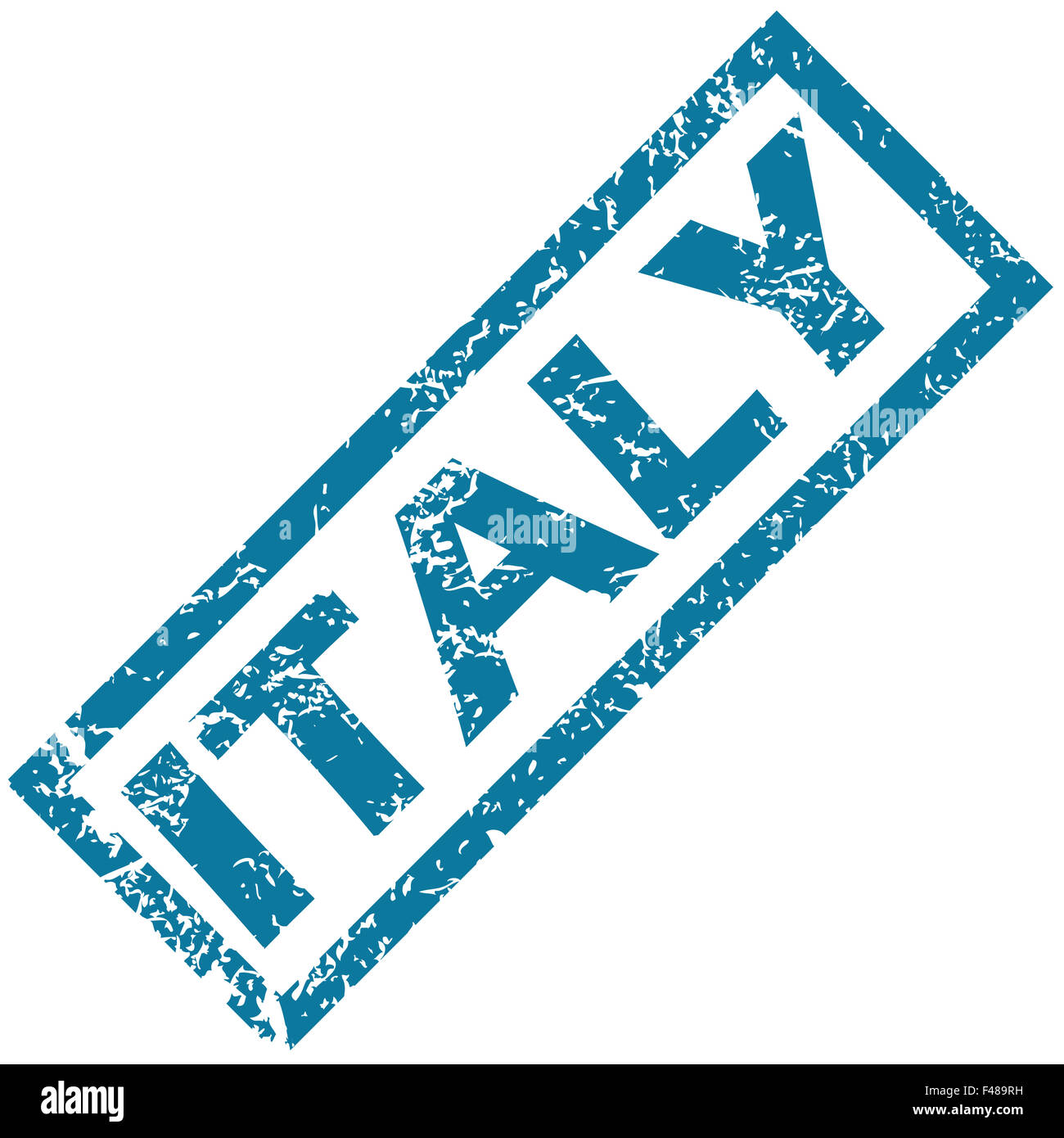 Italy rubber stamp Stock Photo - Alamy