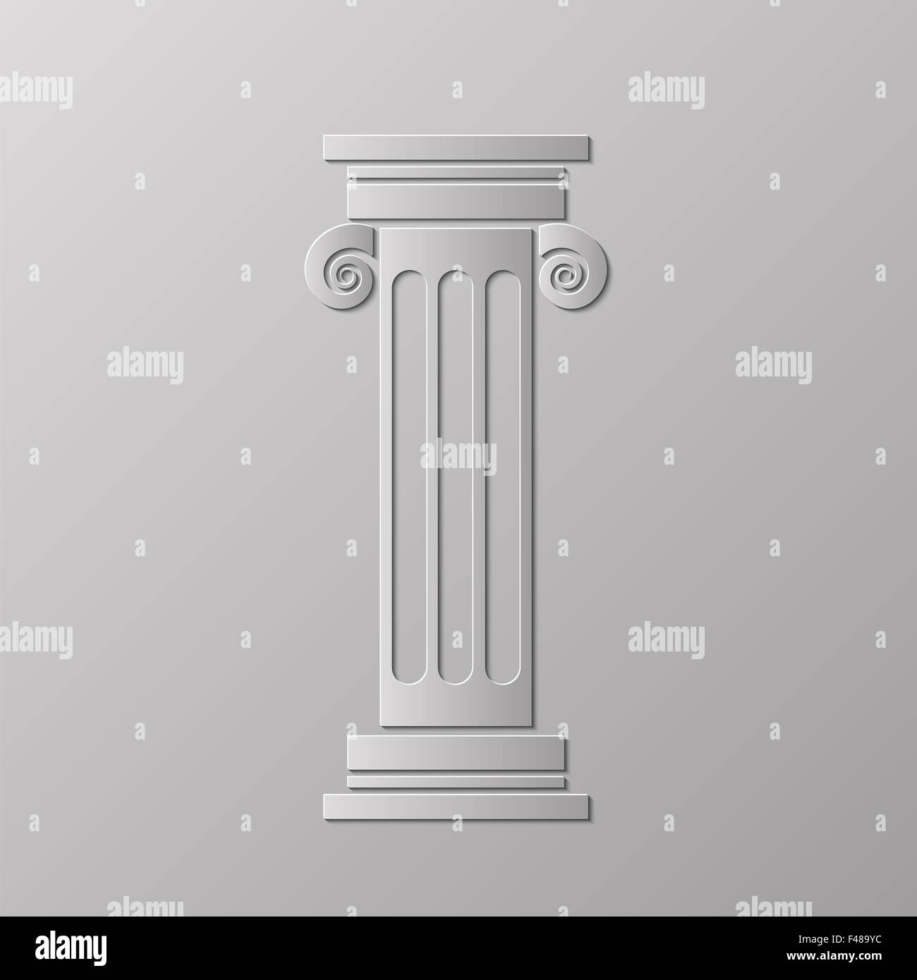 Greek corinthian column drawing hi-res stock photography and images - Alamy