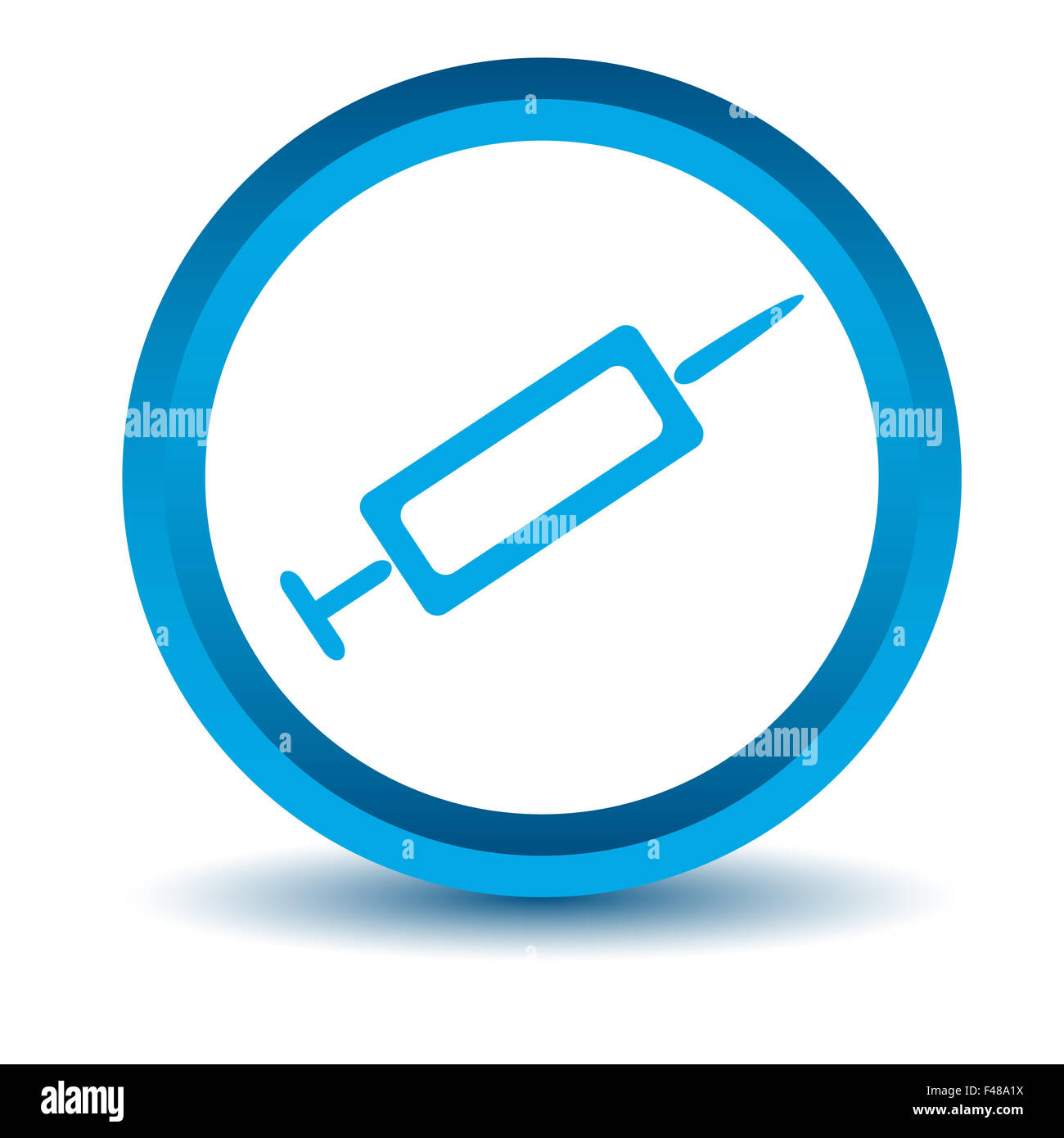 Drug syringe icon hi-res stock photography and images - Alamy