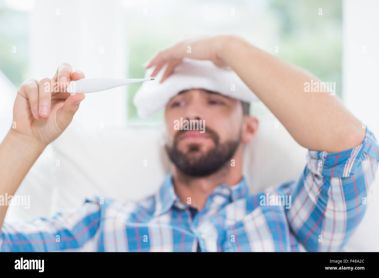 Checking temperature thermometer hi-res stock photography and images ...