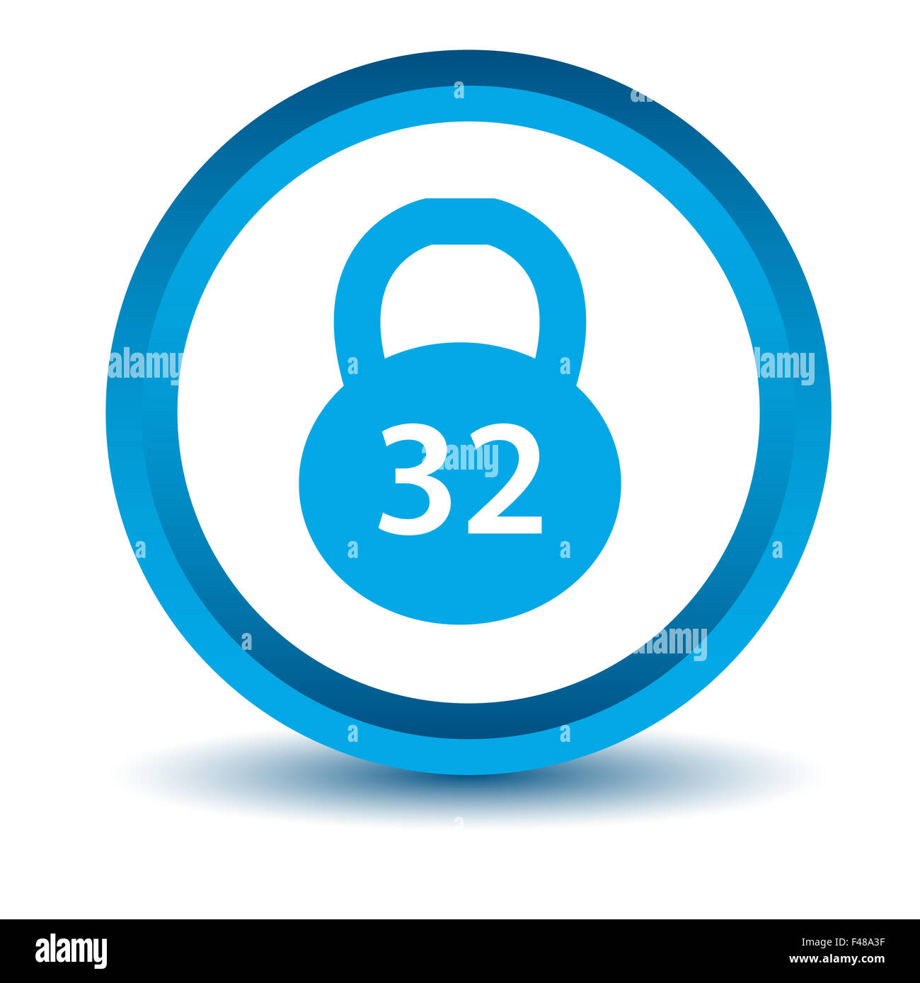 Isolated weight icon image hi-res stock photography and images - Alamy