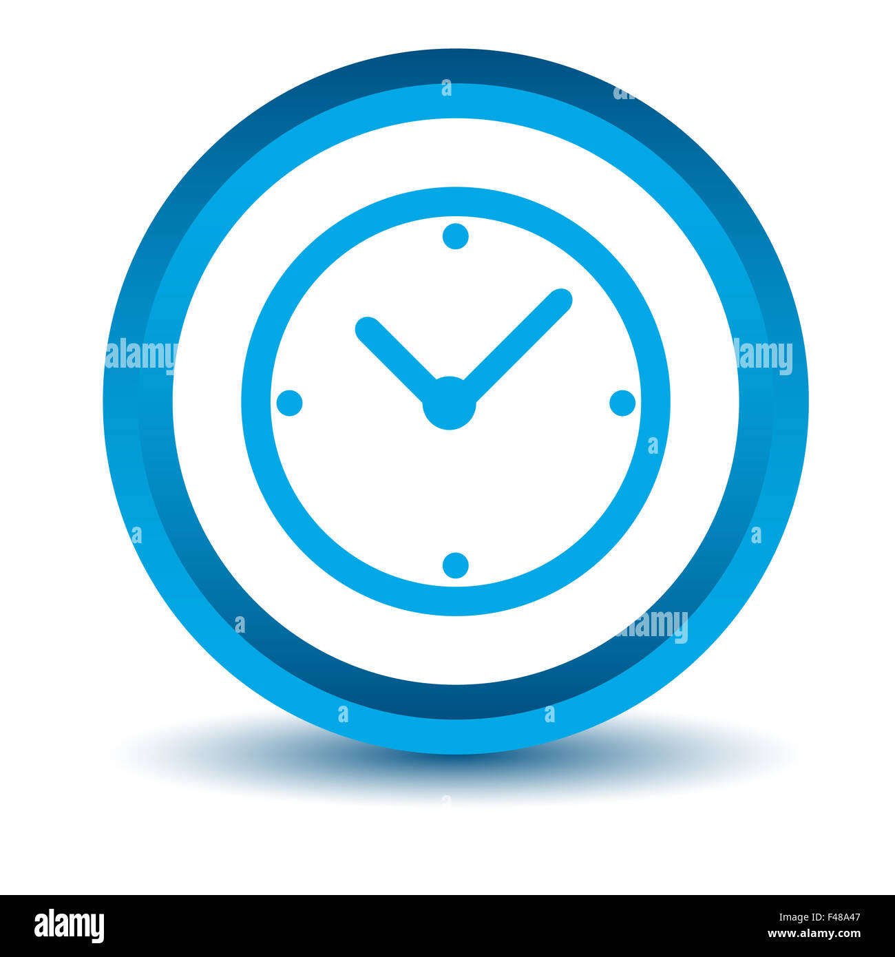 Blue clock hi-res stock photography and images - Alamy