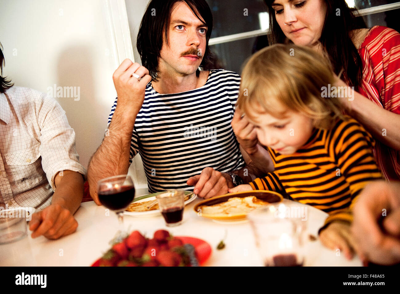 Sweden dinner food family hi-res stock photography and images - Alamy