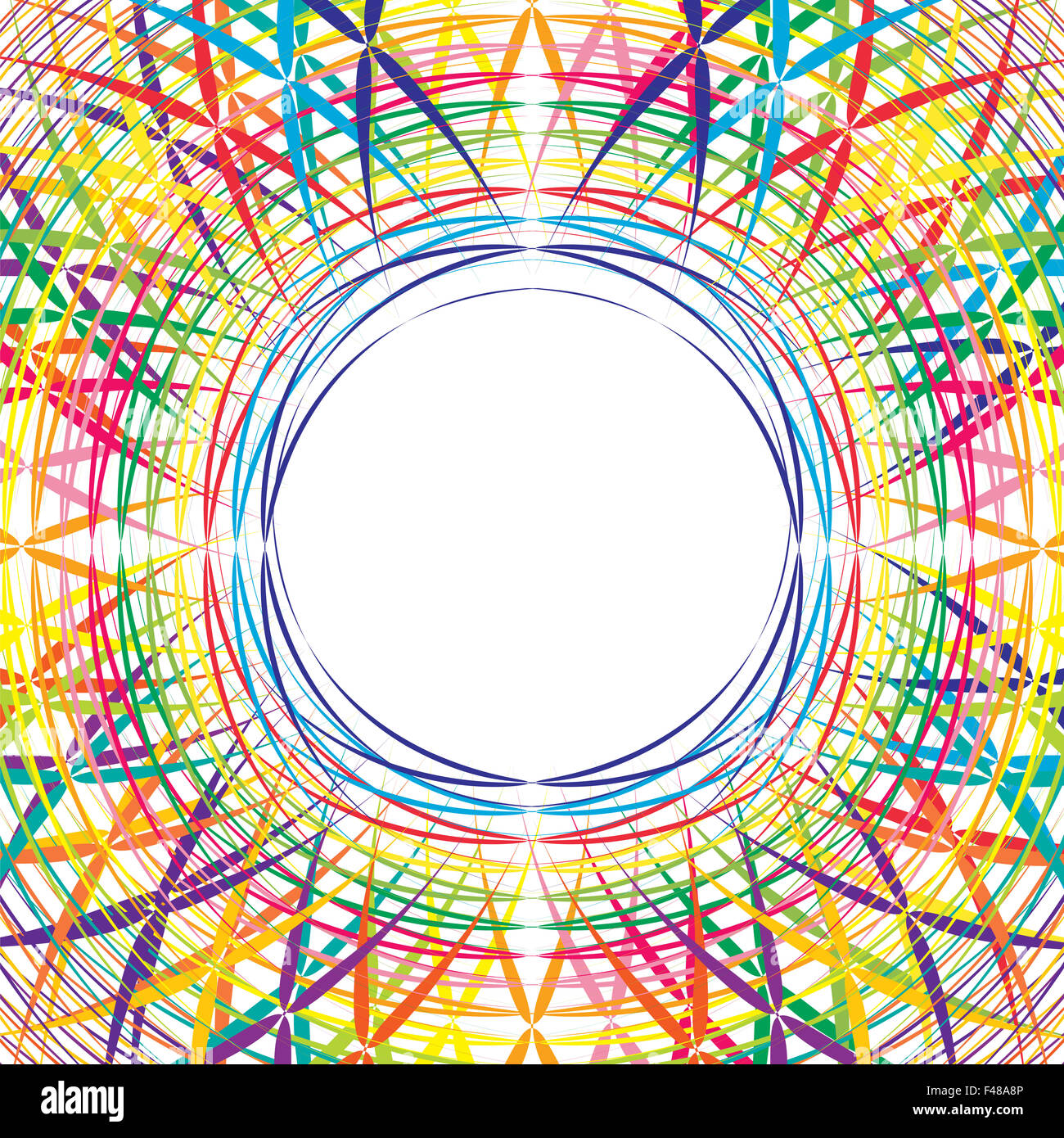 Abstract Circle Frame Stock Photo - Alamy