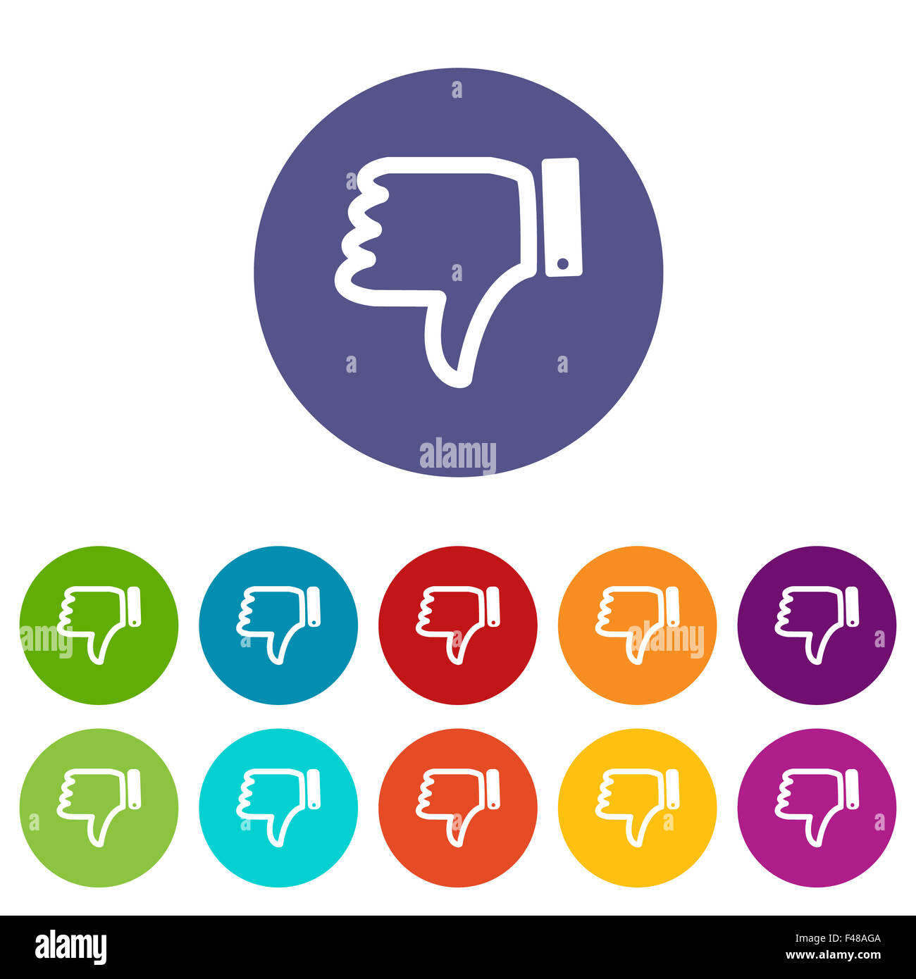 Unlike button hi-res stock photography and images - Alamy