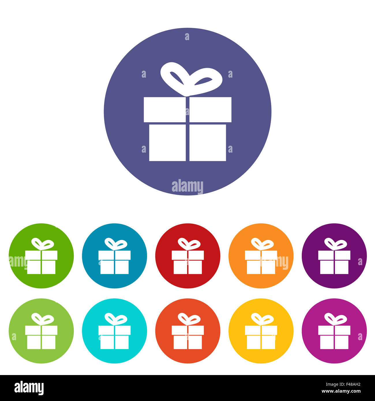 Prize gift box icon Cut Out Stock Images & Pictures - Alamy