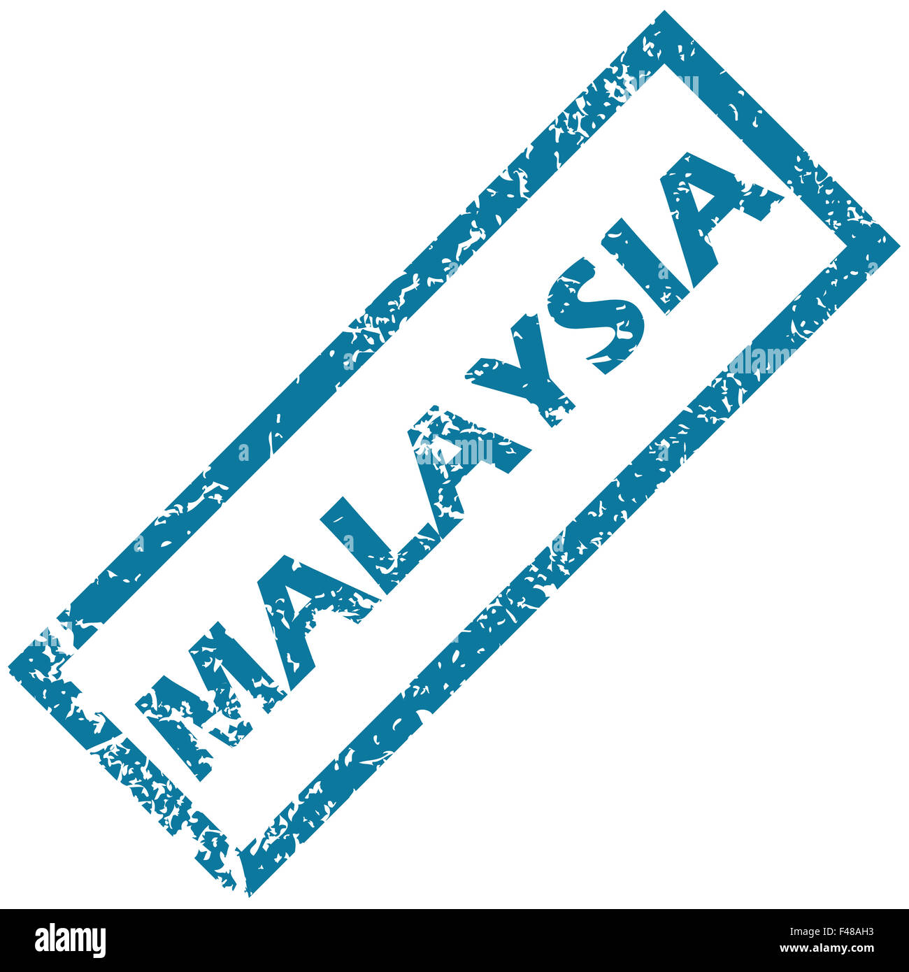 Malaysia rubber stamp Stock Photo - Alamy
