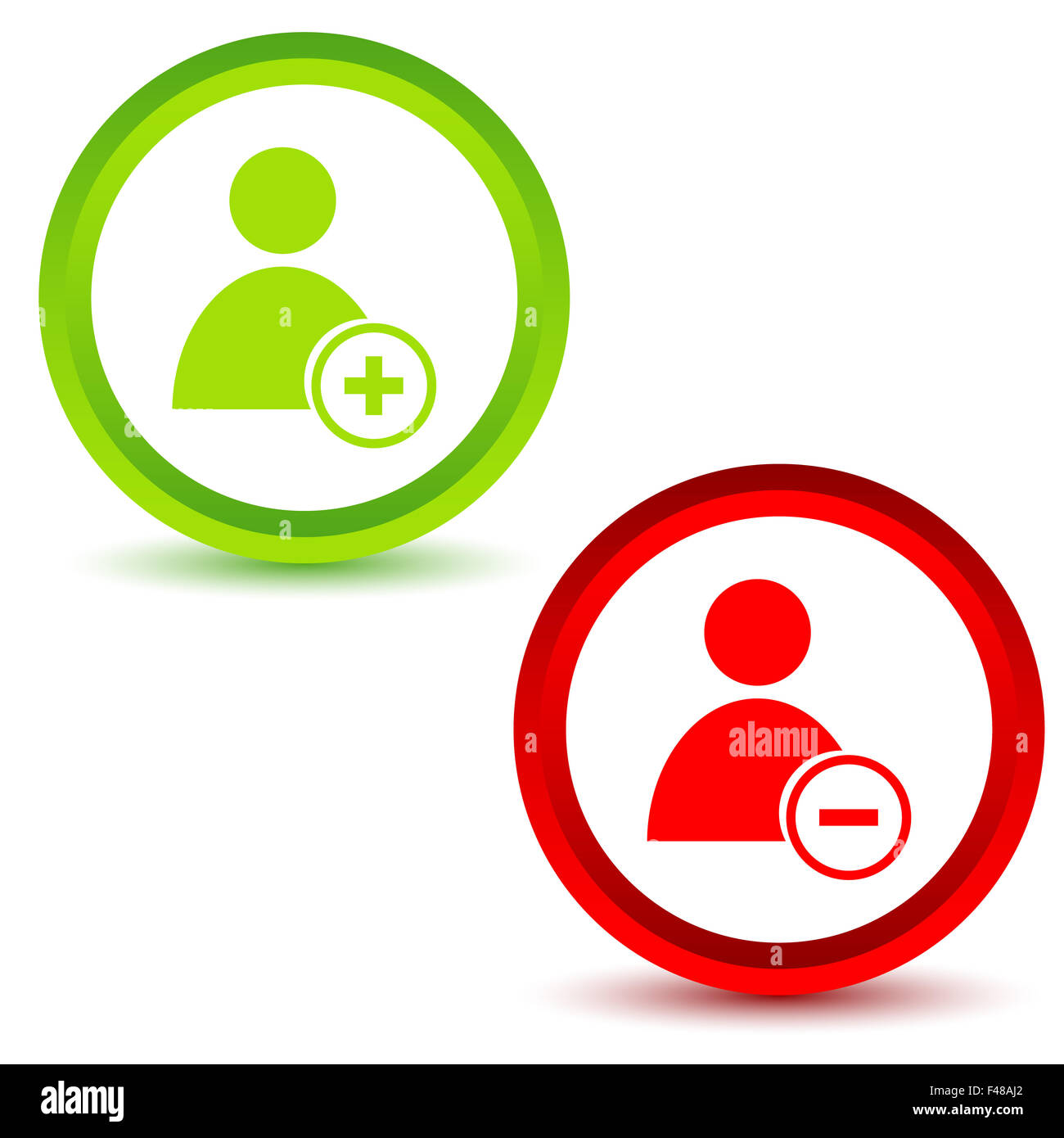 User icons set Stock Photo - Alamy