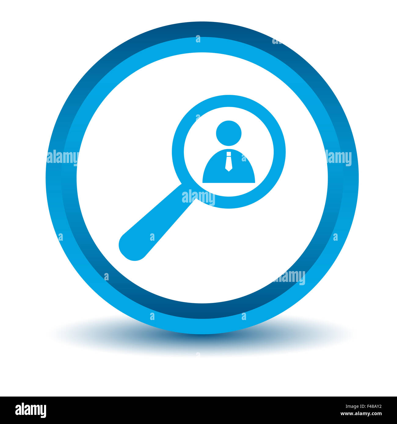 Blue people icon Cut Out Stock Images & Pictures - Alamy