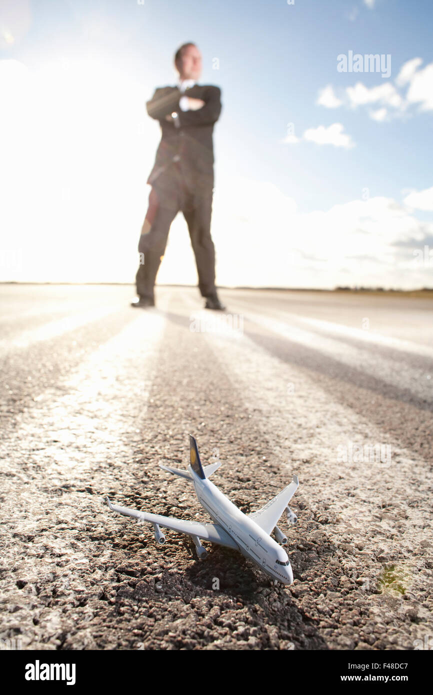 Man on the runway hi-res stock photography and images - Alamy