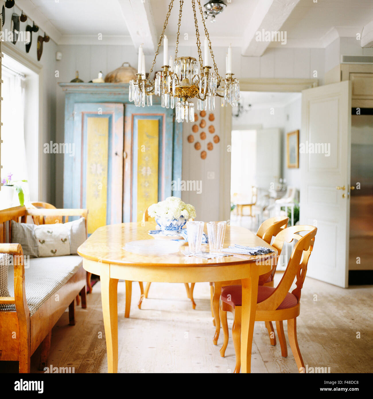 The interior of a country house, Sweden Stock Photo - Alamy