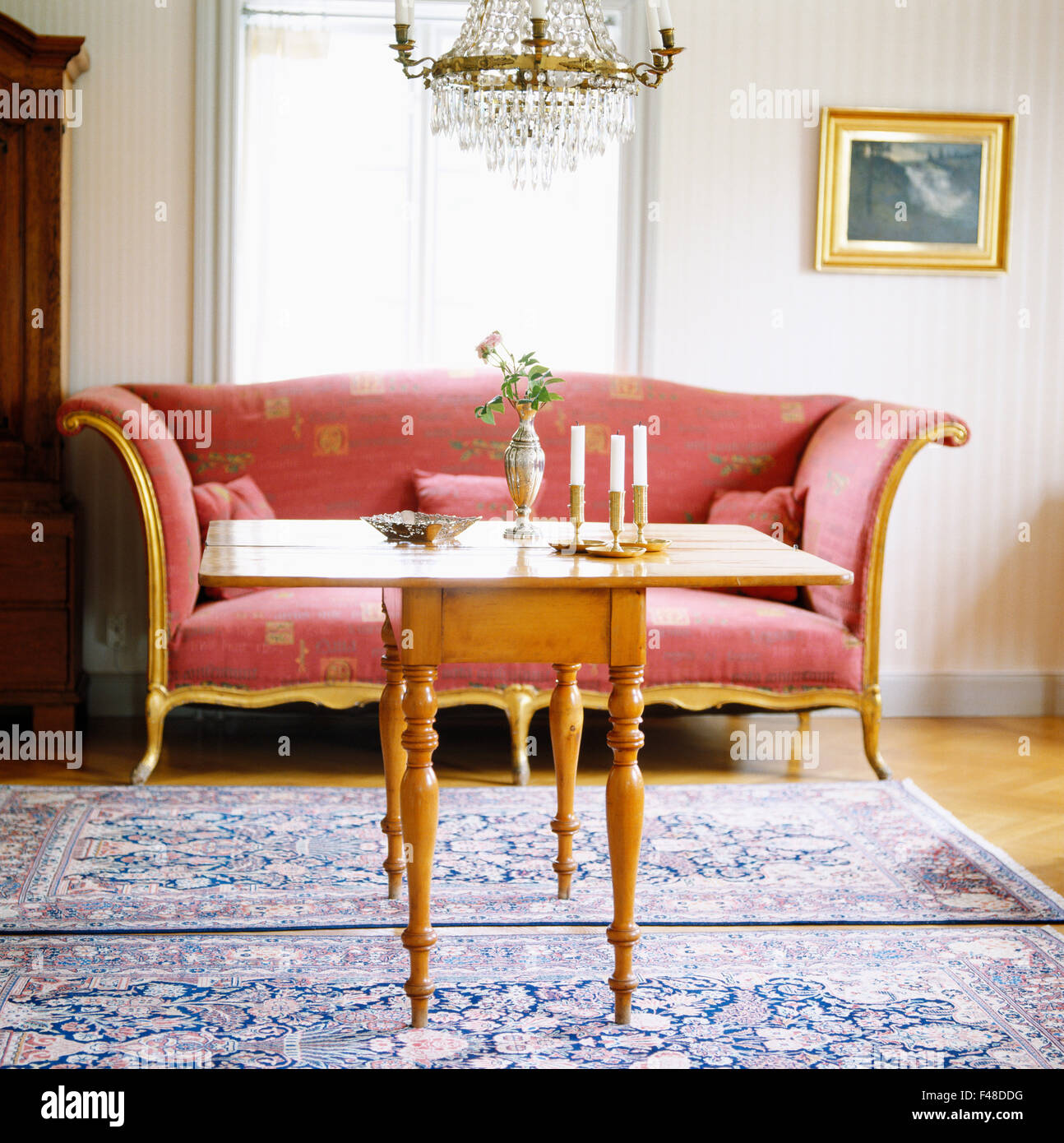 The interior of a country-house, Sweden Stock Photo - Alamy