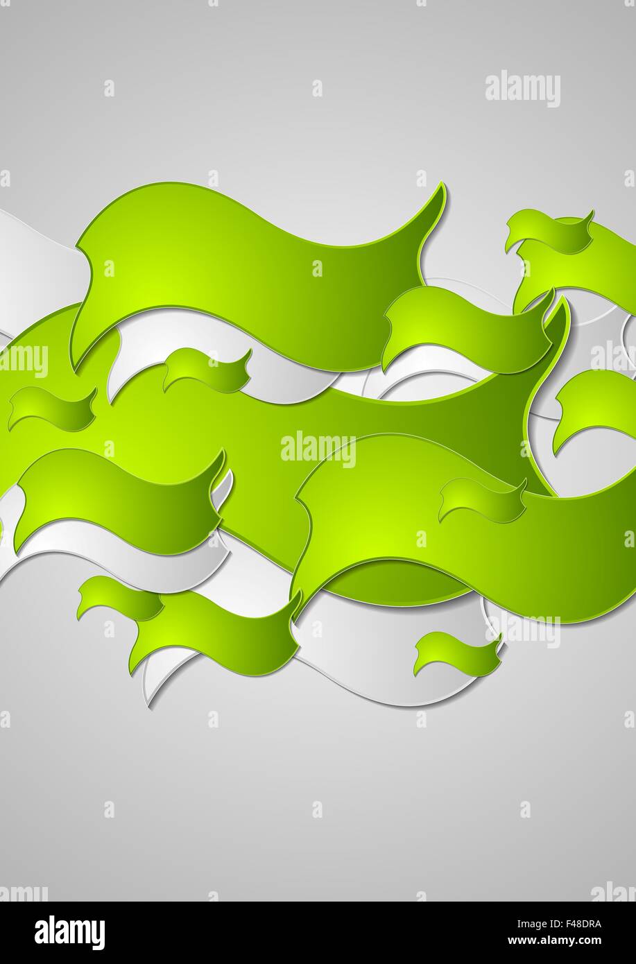 Wavy vector shapes banner hi-res stock photography and images - Alamy