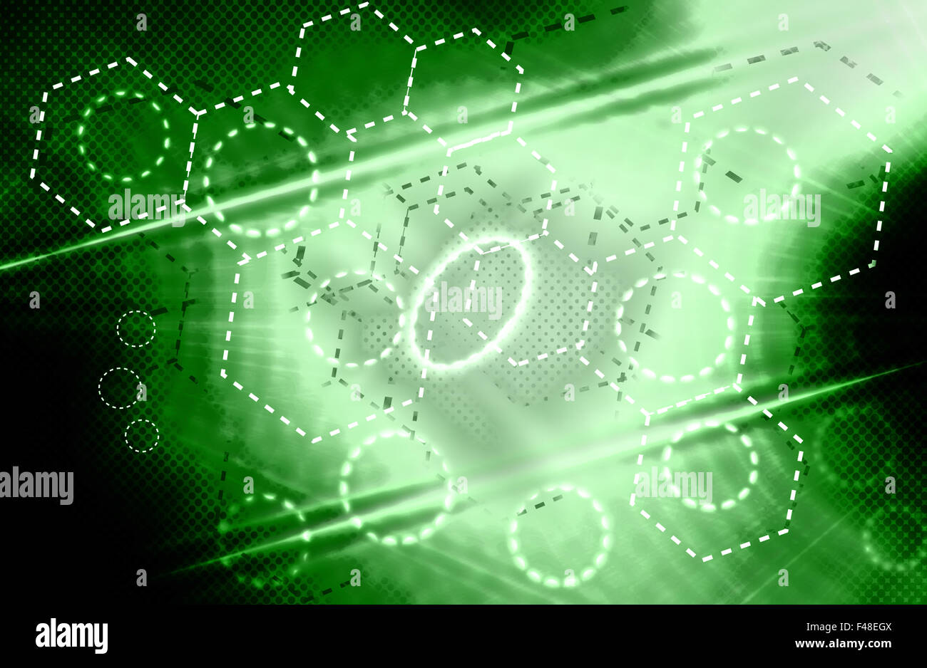Green science background hi-res stock photography and images - Alamy