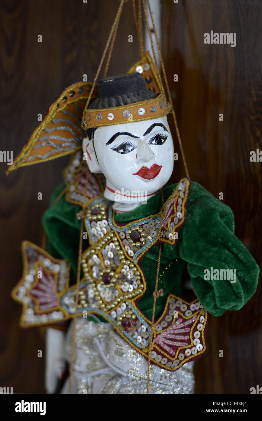 ASIA MYANMAR PUPPET SHOW Stock Photo - Alamy
