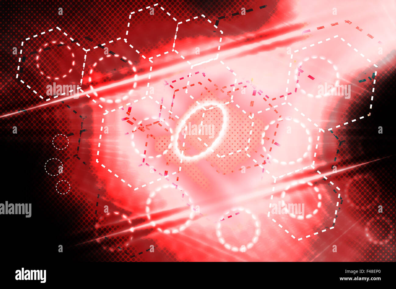 abstract red color background with science concept Stock Photo - Alamy