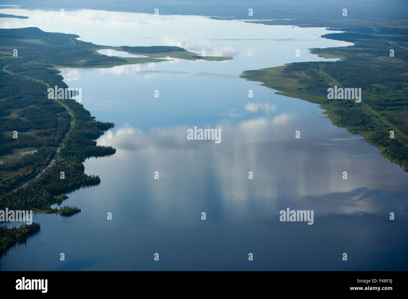 Lapland sweden aerial hi-res stock photography and images - Alamy