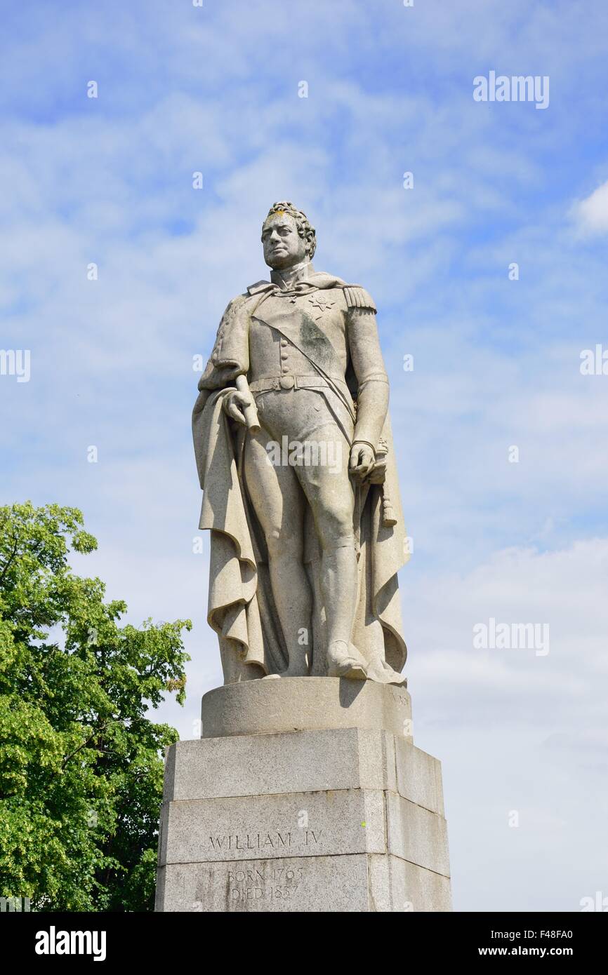 Statue of King William iv Stock Photo - Alamy