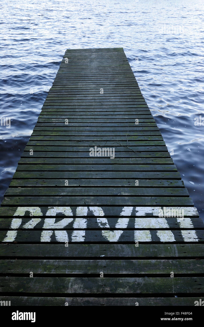 A private jetty, Sweden Stock Photo - Alamy