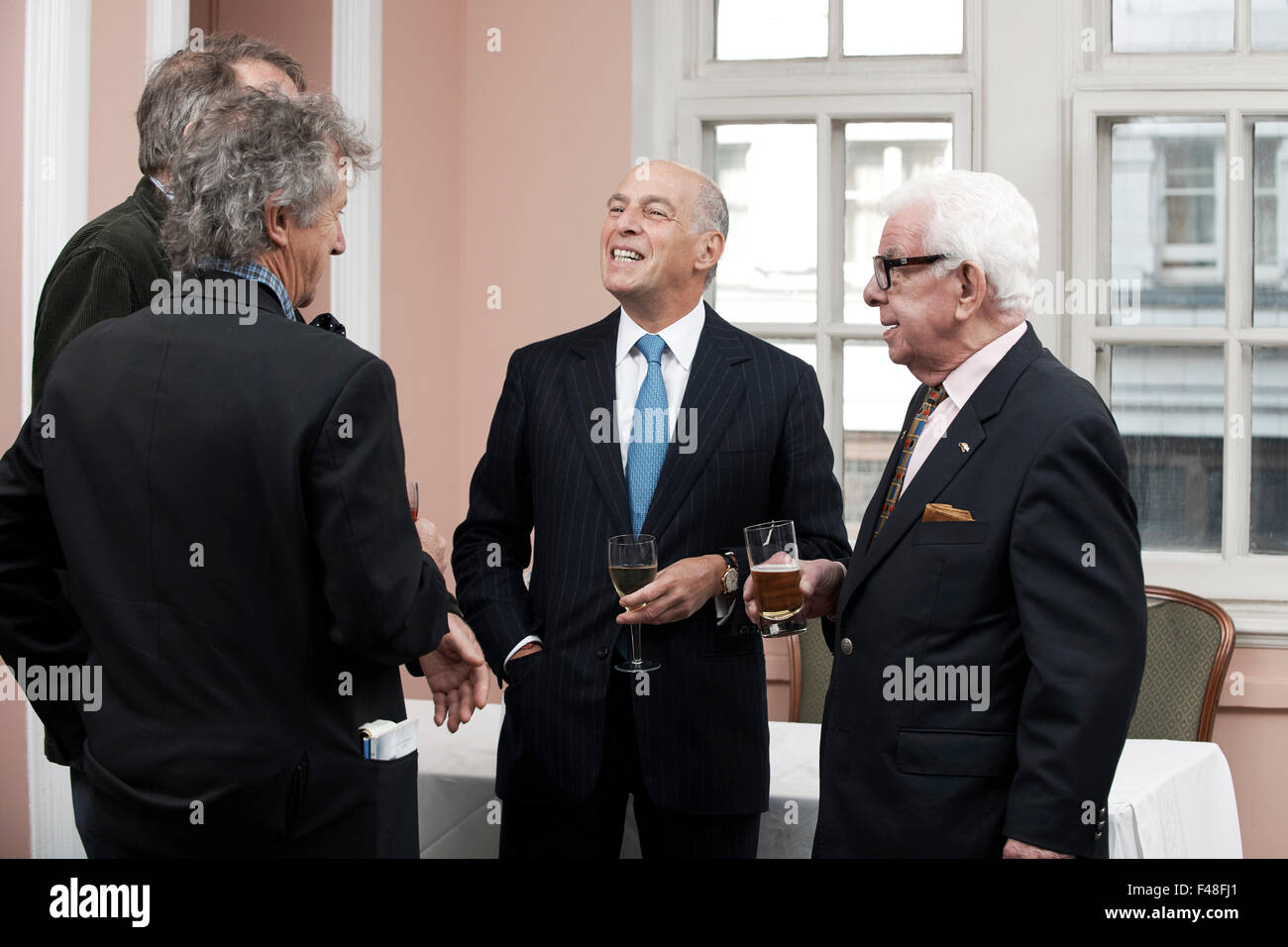 Blake Morrison, Jeremy Lewis, Loyd Grossman & Barry Cryer at the Oldie ...