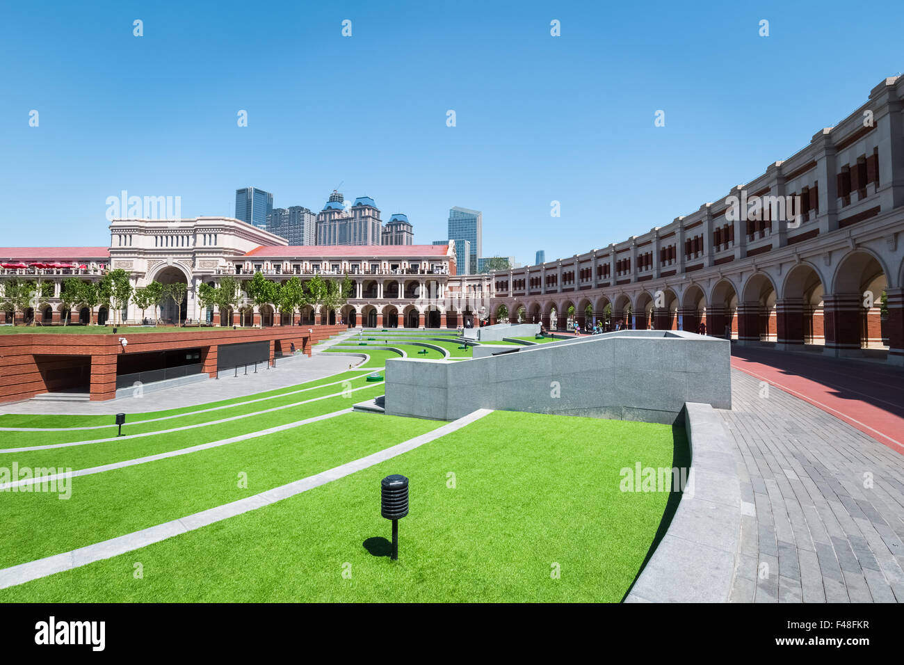 tianjin minyuan stadium Stock Photo - Alamy