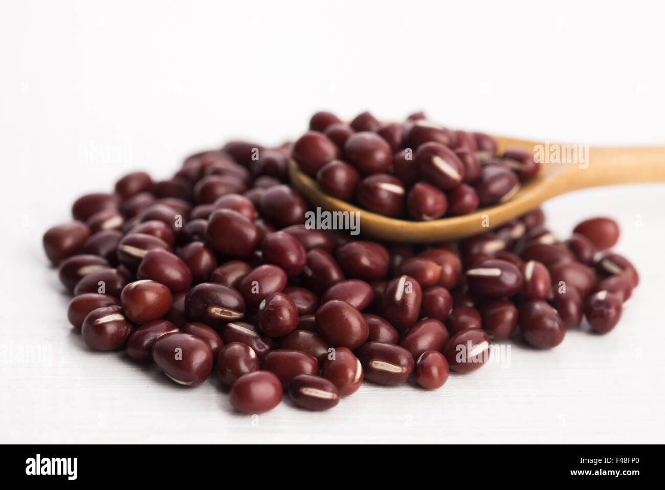 Red haricot beans (Adzuki Stock Photo - Alamy