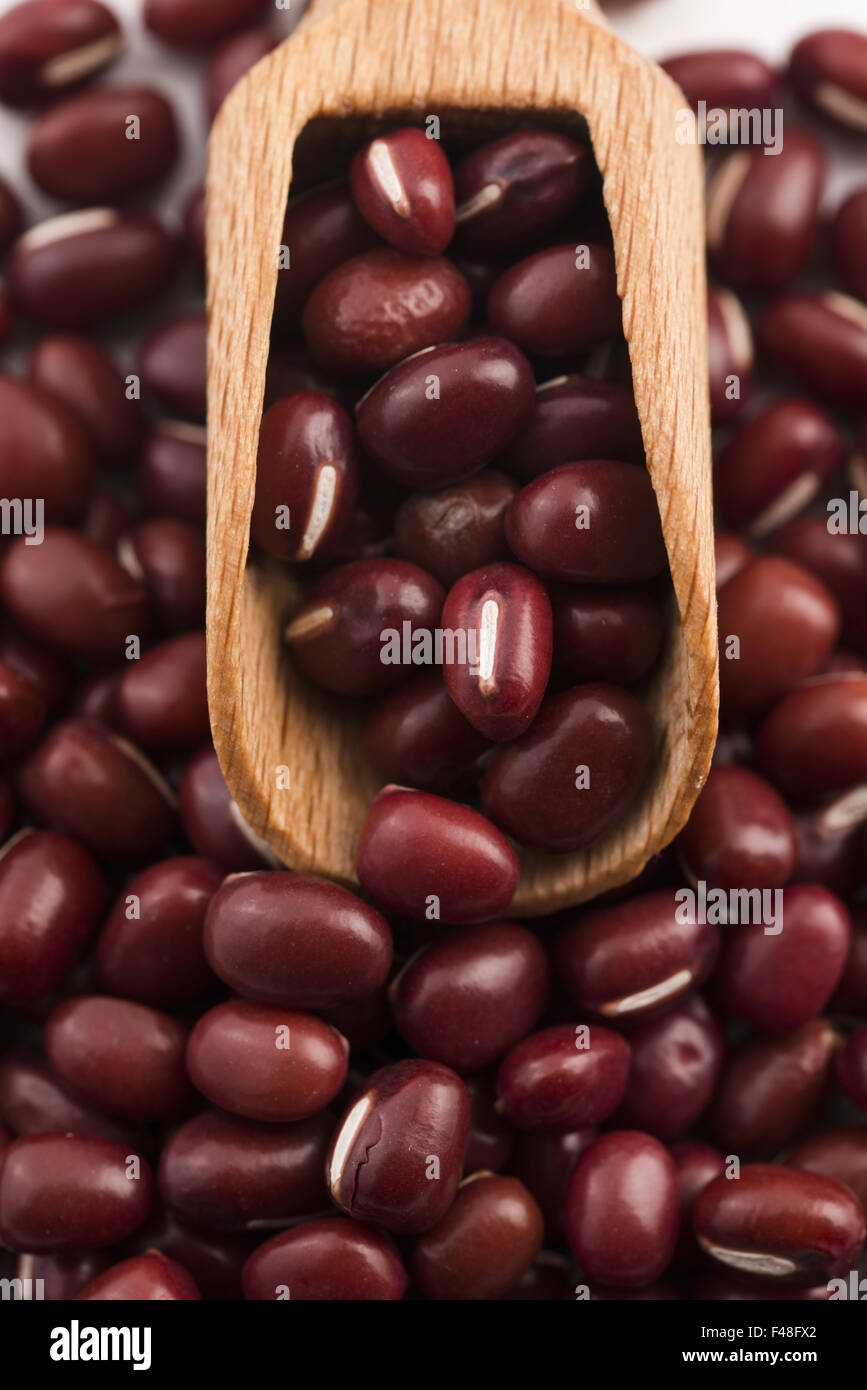 Red haricot beans (Adzuki Stock Photo - Alamy