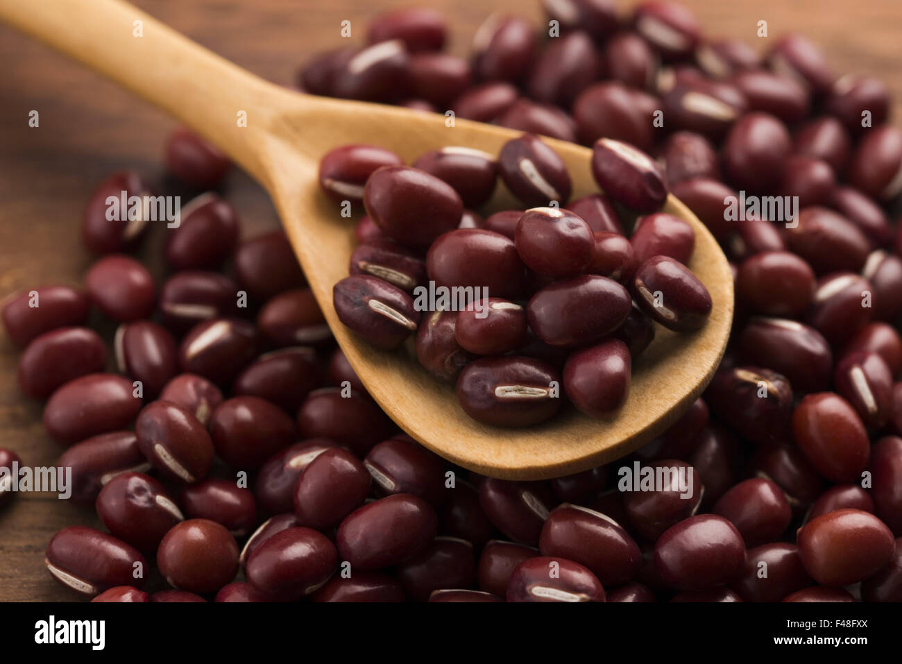 Red haricot beans (Adzuki Stock Photo - Alamy