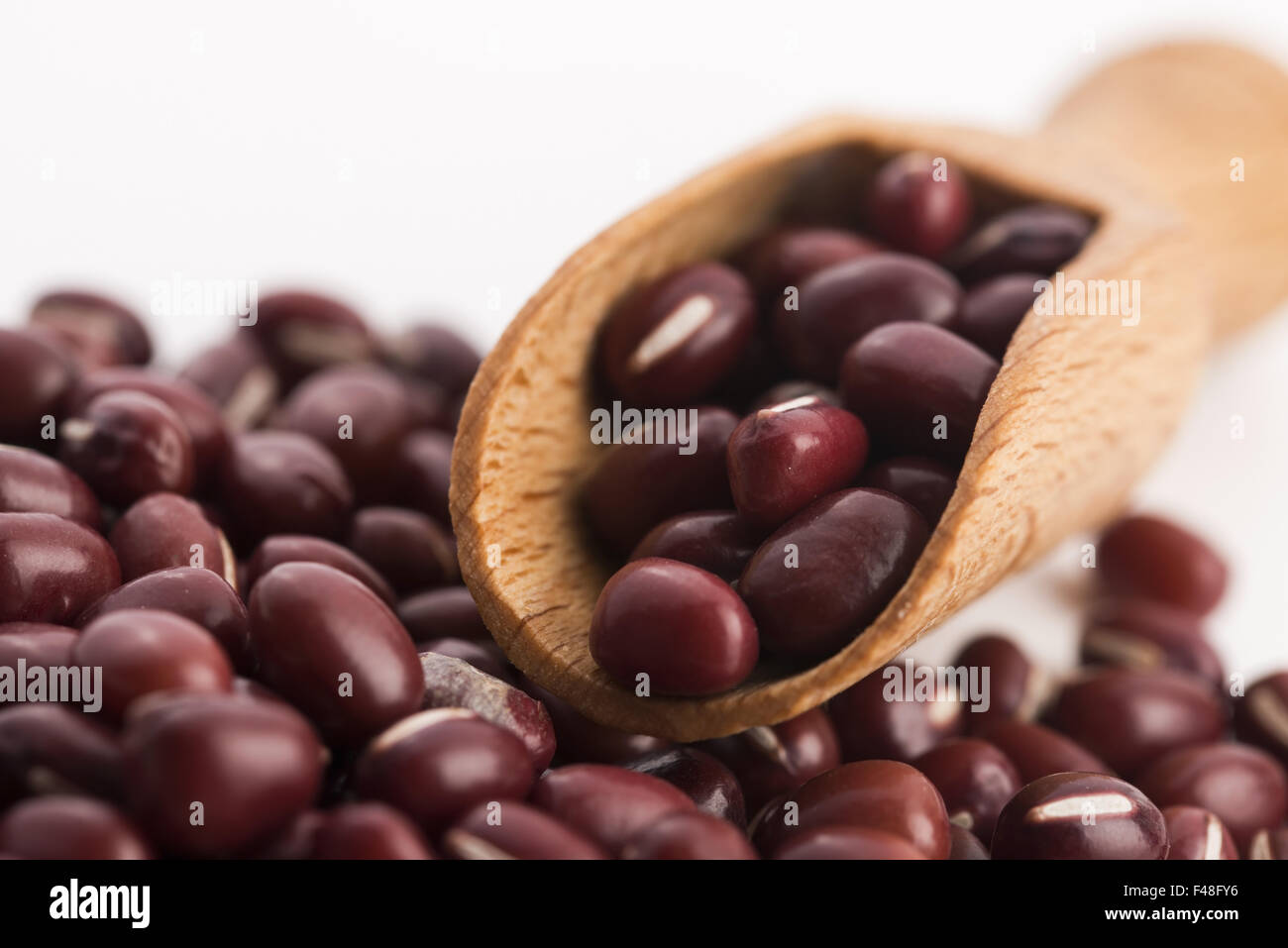Red haricot beans (Adzuki Stock Photo - Alamy
