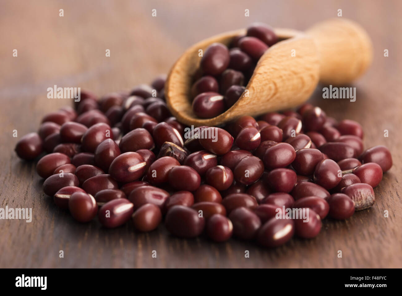 Red haricot beans (Adzuki Stock Photo - Alamy