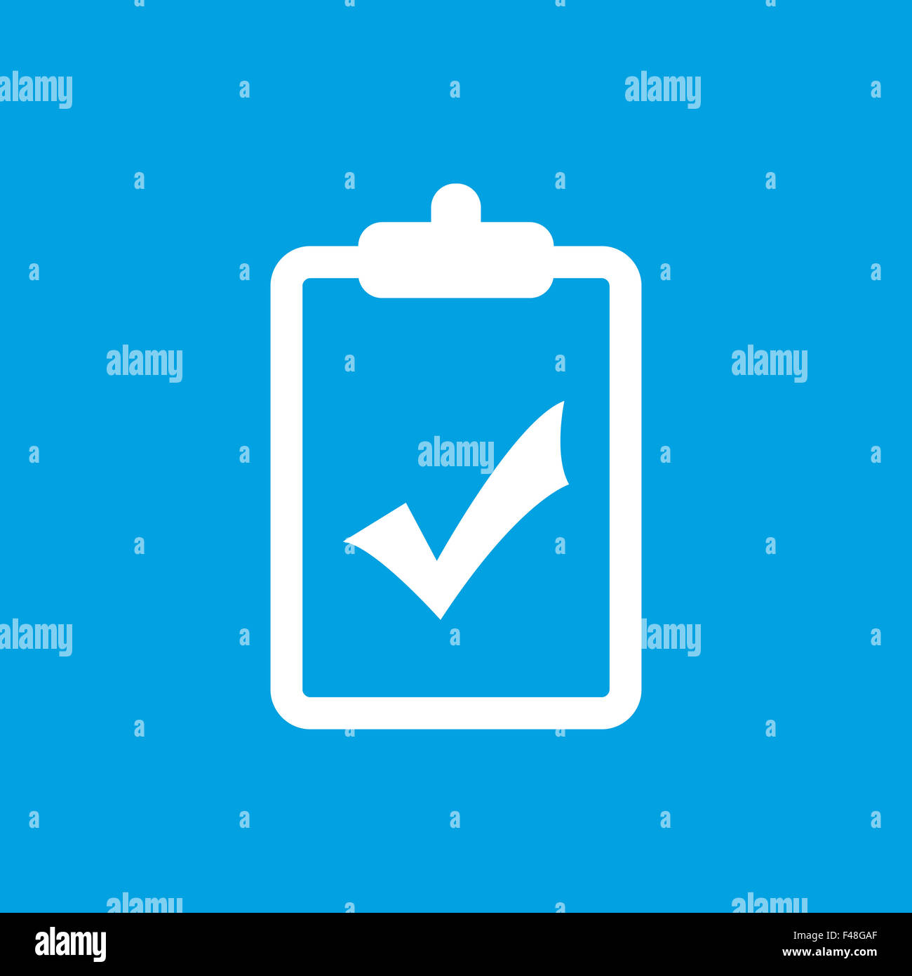 Performed white icon Stock Photo - Alamy