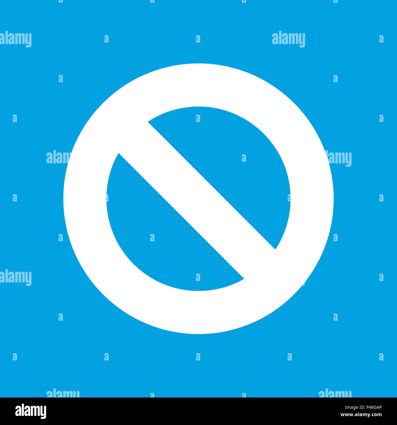 Ban icon hi-res stock photography and images - Alamy