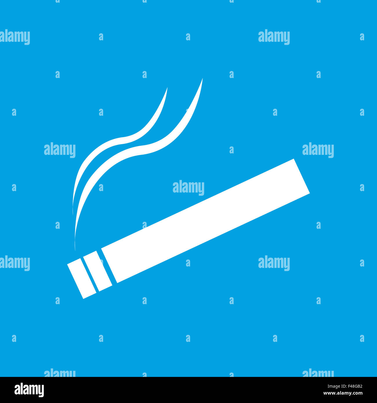 Cigarette icon hi-res stock photography and images - Alamy