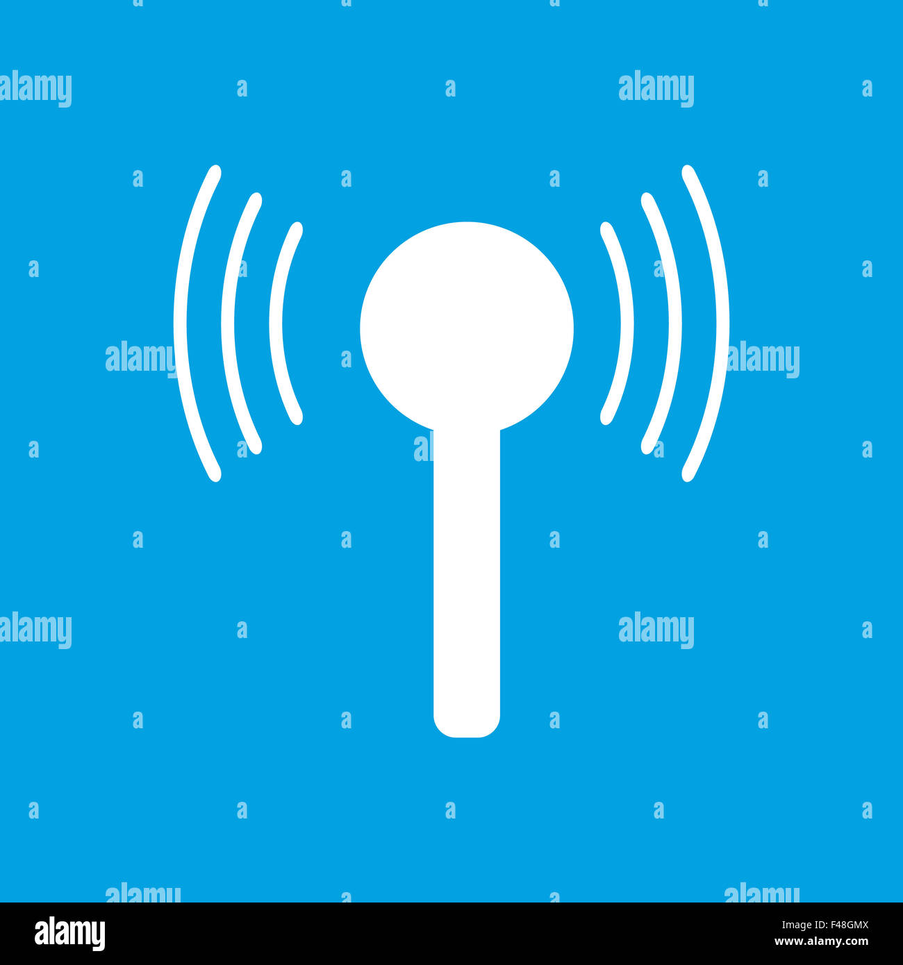 Connection white icon Stock Photo - Alamy