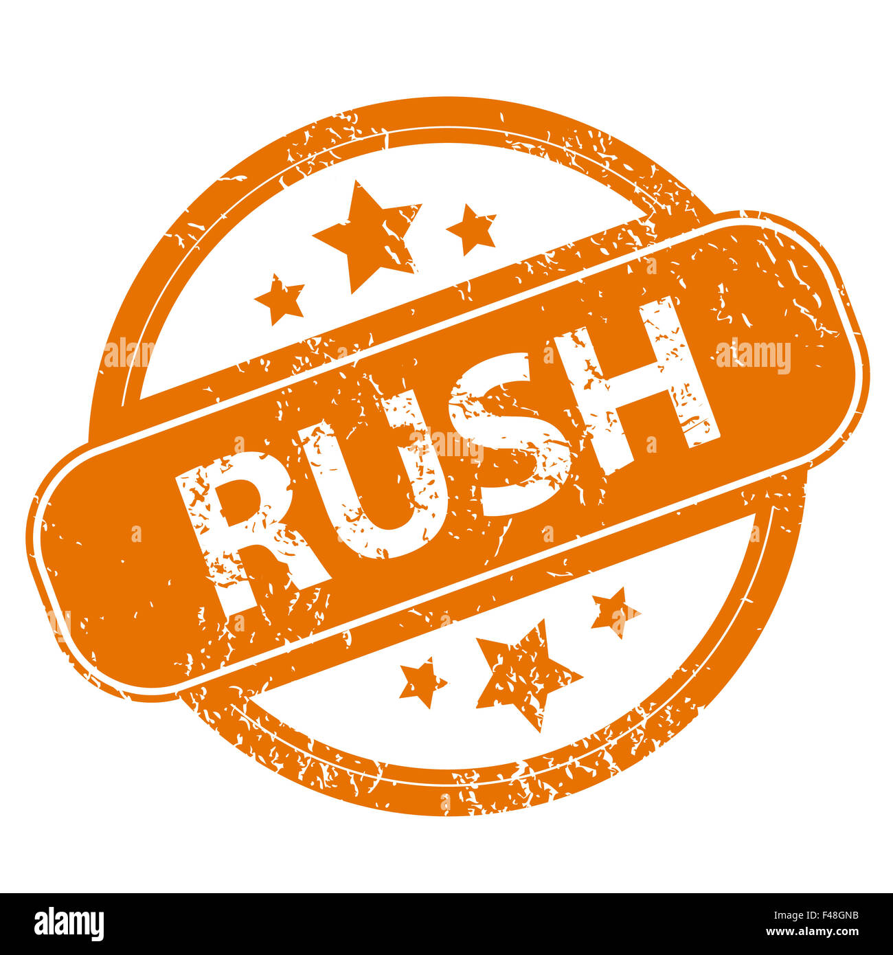 Rush grunge icon Stock Photo - Alamy