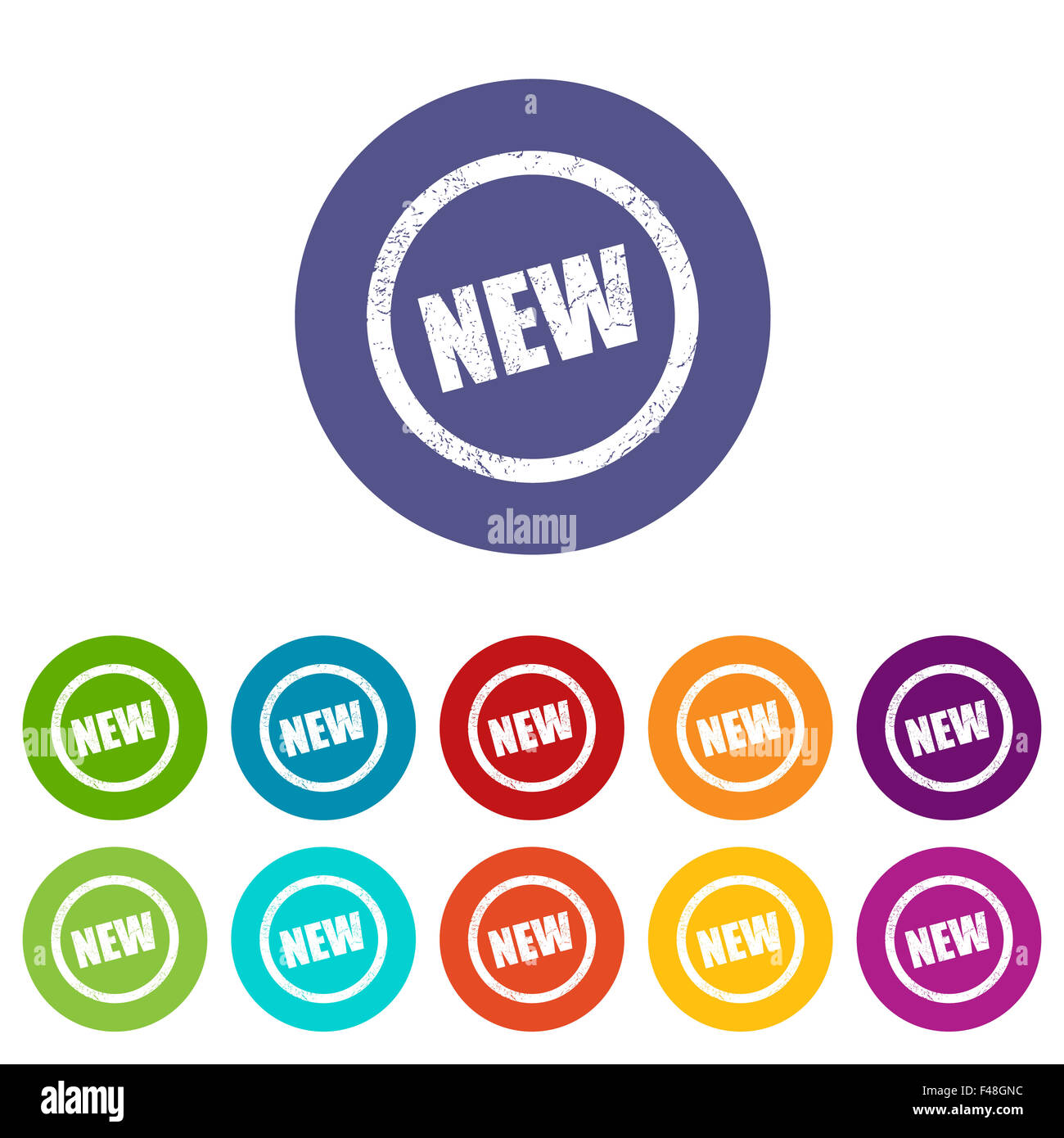 New flat icon Stock Photo - Alamy