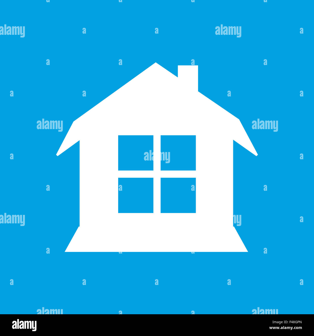 House white icon Stock Photo - Alamy