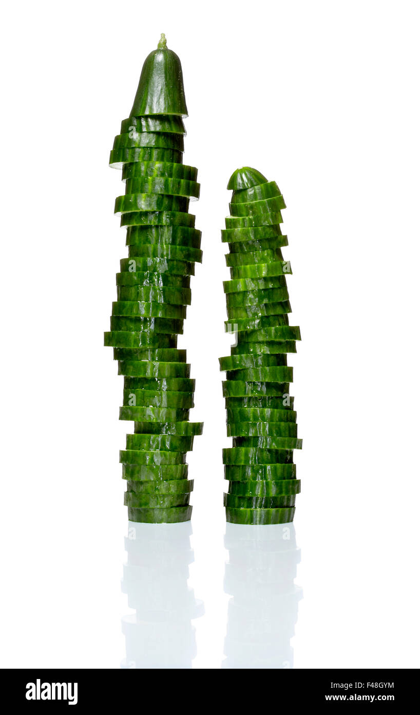 Vertical shot cut vegetables Cut Out Stock Images & Pictures - Alamy