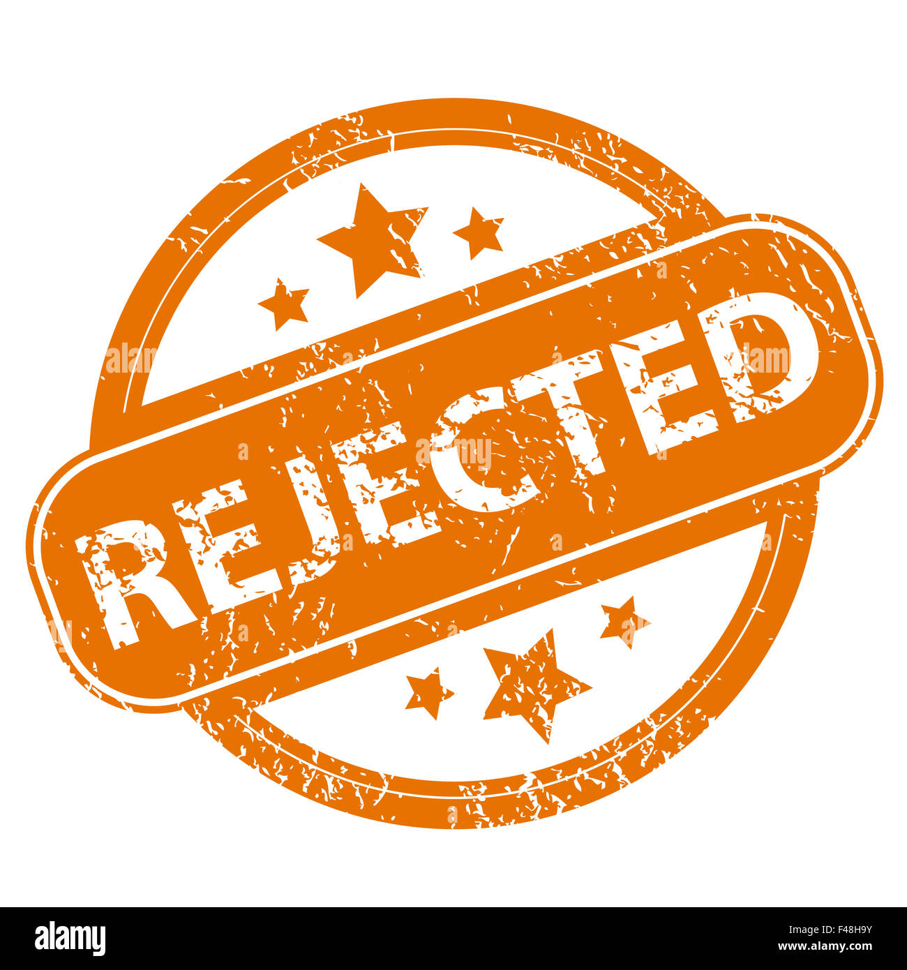 Rejected grunge icon Stock Photo - Alamy