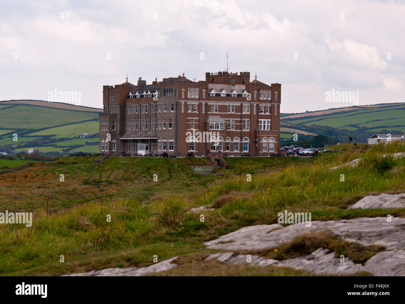 Camelot Castle Hotel Tintagel Cornwall England UK Stock Photo - Alamy