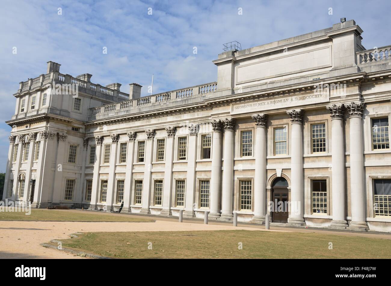 Side view of greenwich naval side Stock Photo - Alamy