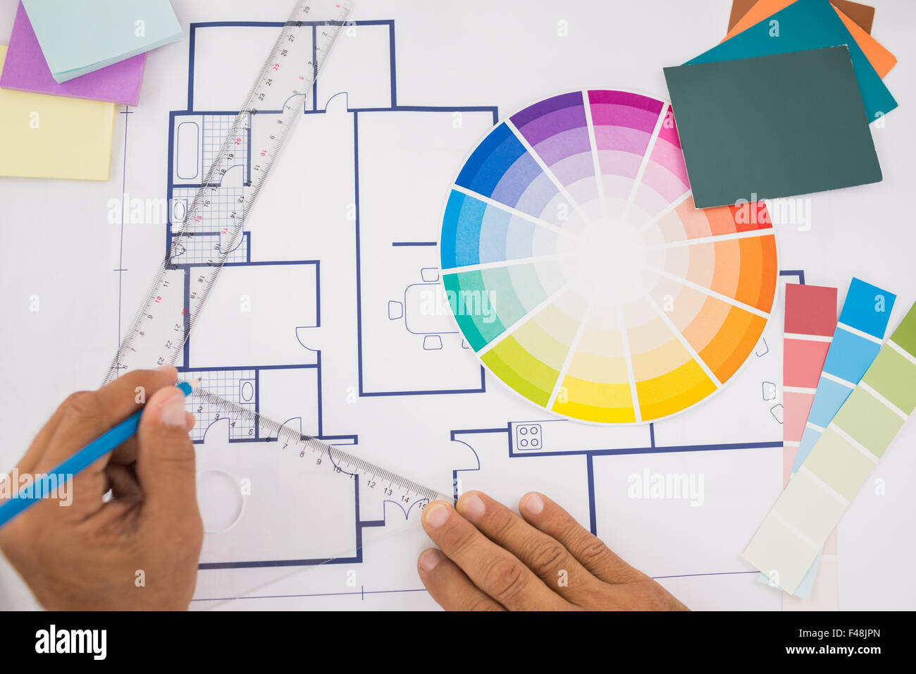 Drawing up plans hi-res stock photography and images - Alamy