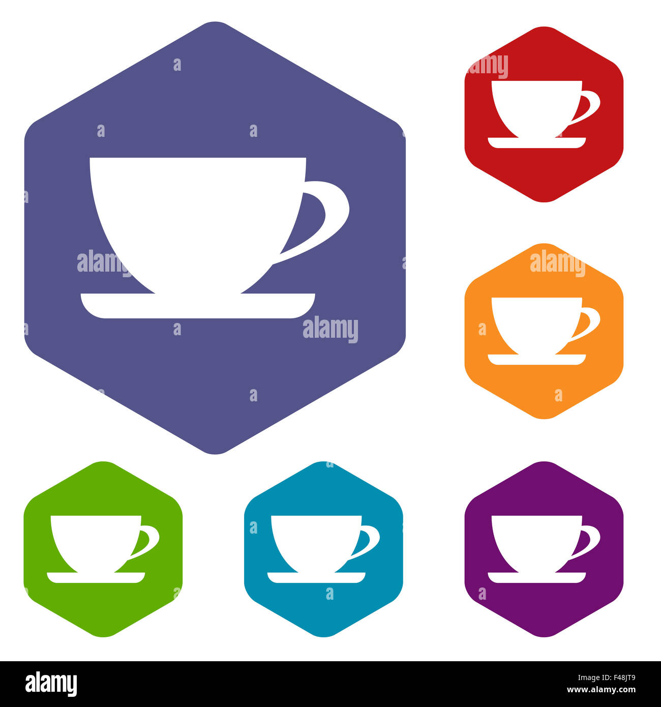 Cup icons hi-res stock photography and images - Alamy