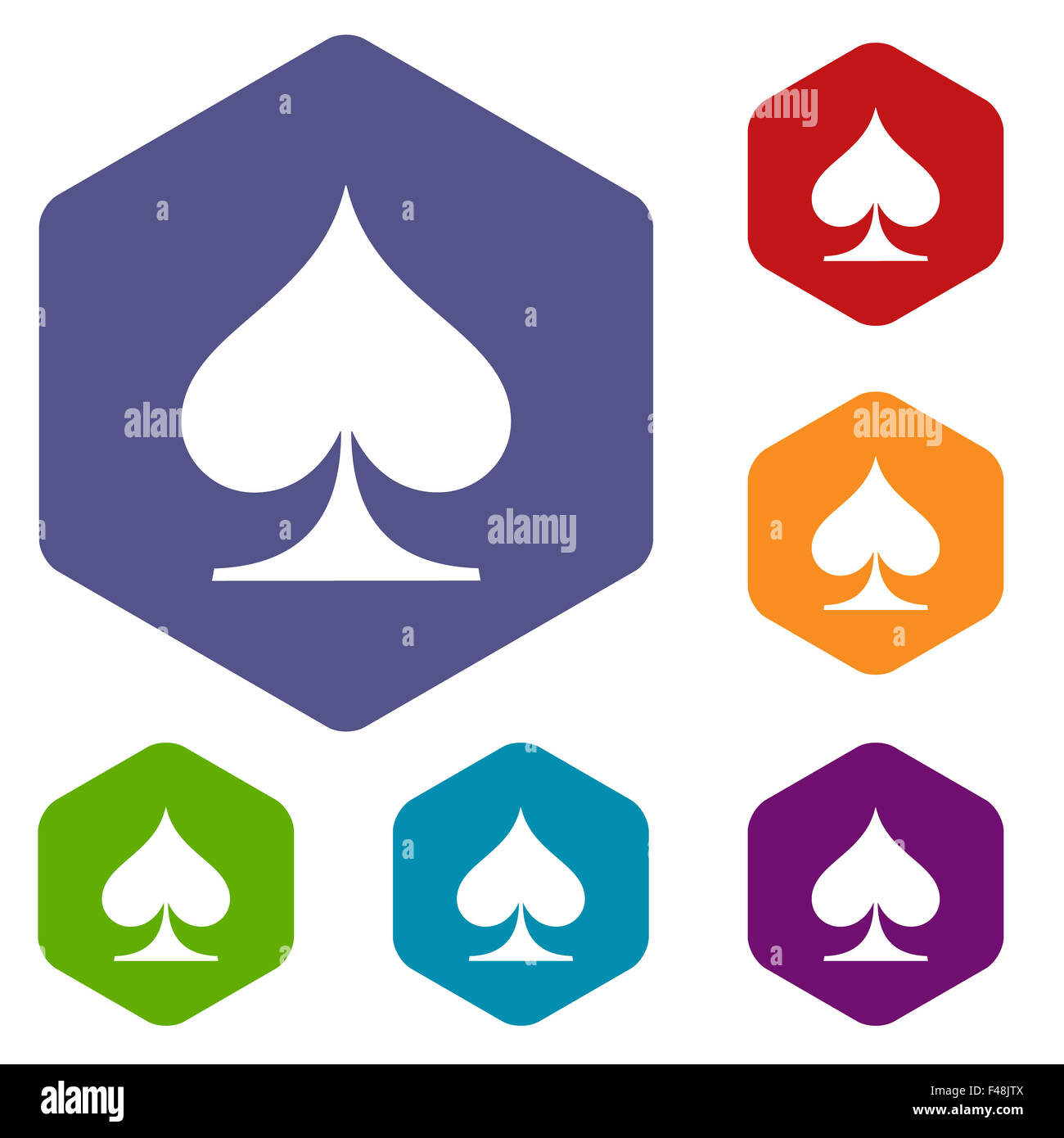 Card rhombus icons Stock Photo - Alamy